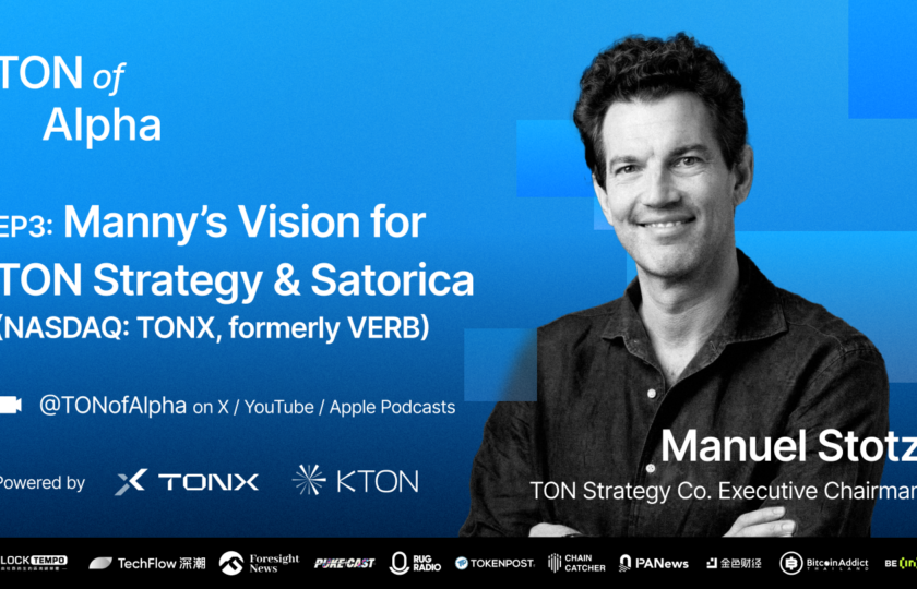 Exclusive Interview: TON Strategy (NASDAQ: TONX) Manuel Stotz — Leading ...